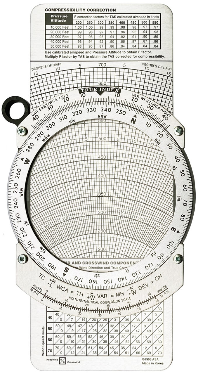 ASA- E6B-1 - Micro E6B Aluminum - Remove Before Flight - Pilot Shop ...