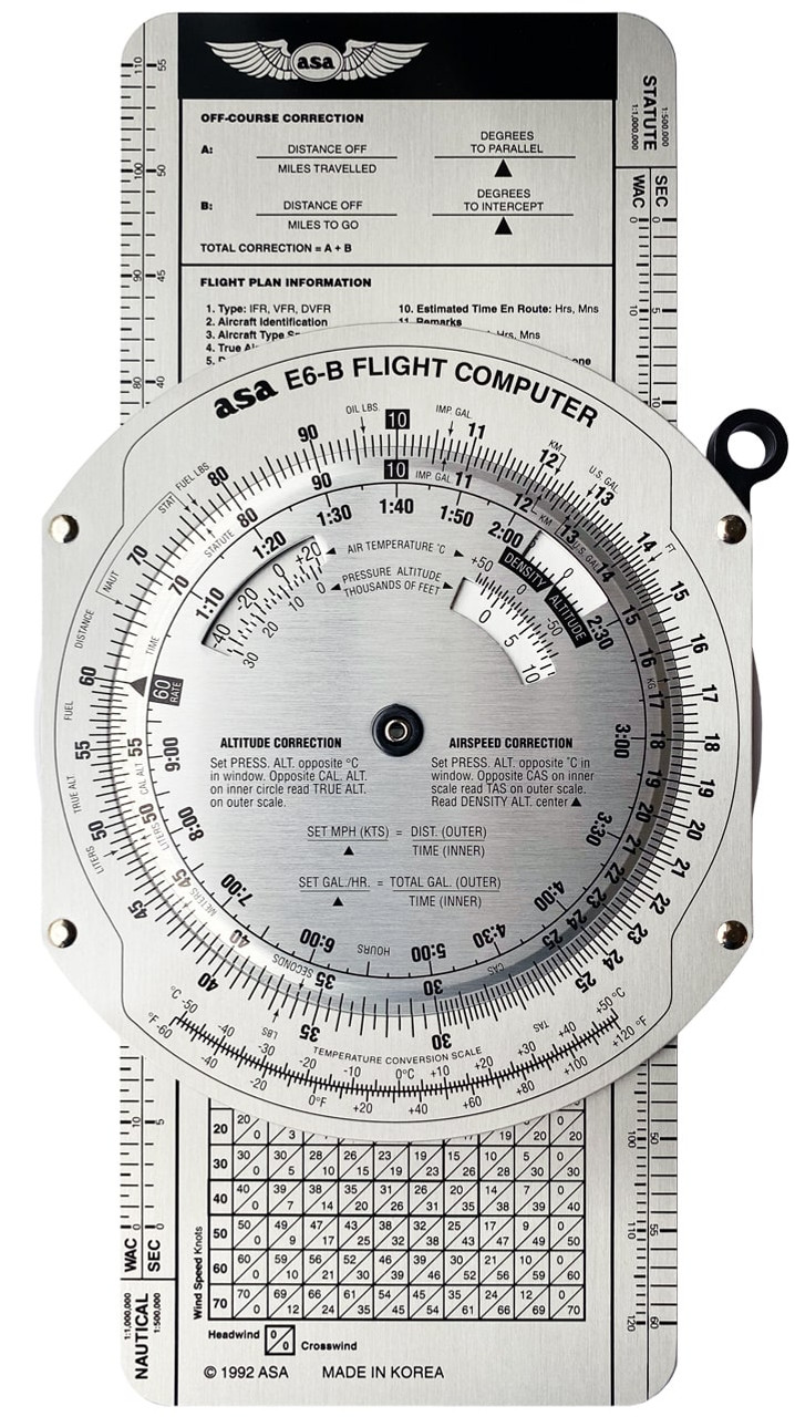 ASA-E6B - Metal E6B Flight Computer - Pilot supplies in South Africa ...