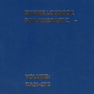 CA21-27 Engine Record Logbook - Pilot supplies in South Africa! | Pilot ...